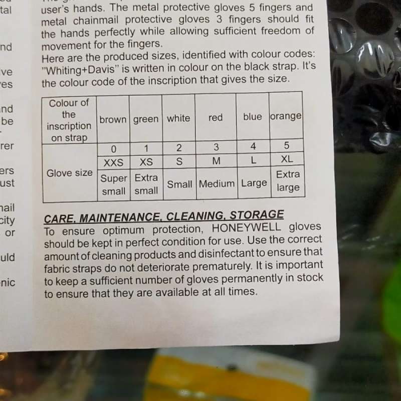 Promo Sarung Tangan Besi Stainless Steel Mesh Anti Cut Potong Diskon 23 ...