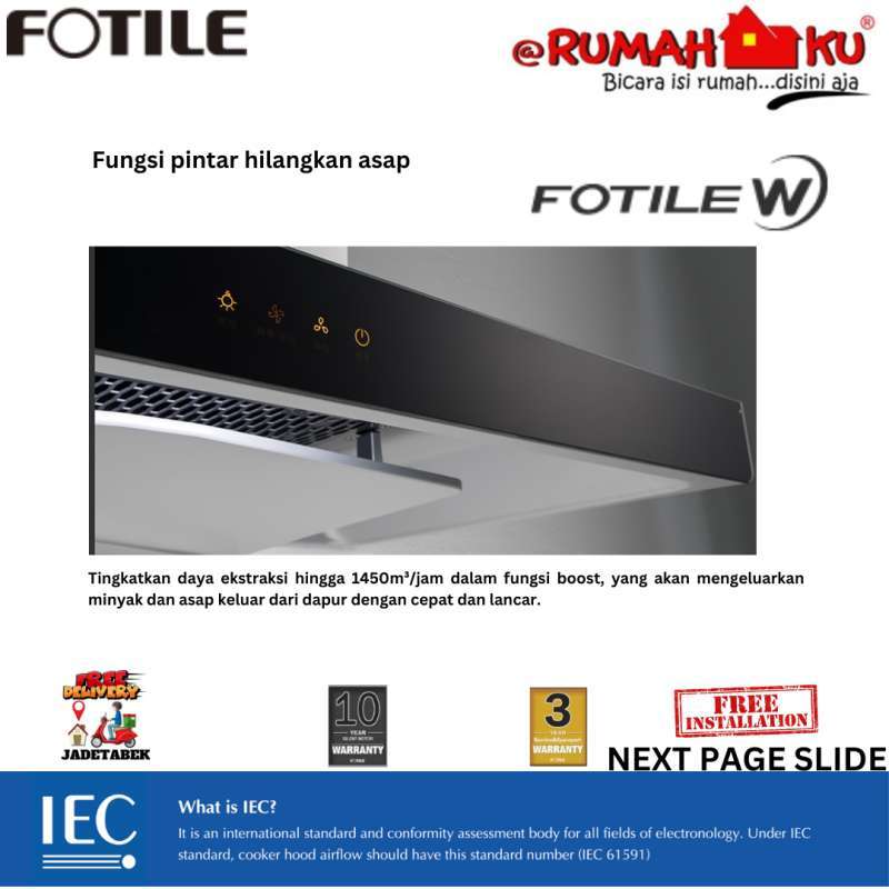 Jual Fotile Cooker Hood Emg9027 (no Cover ) Di Seller Rumahku Official ...