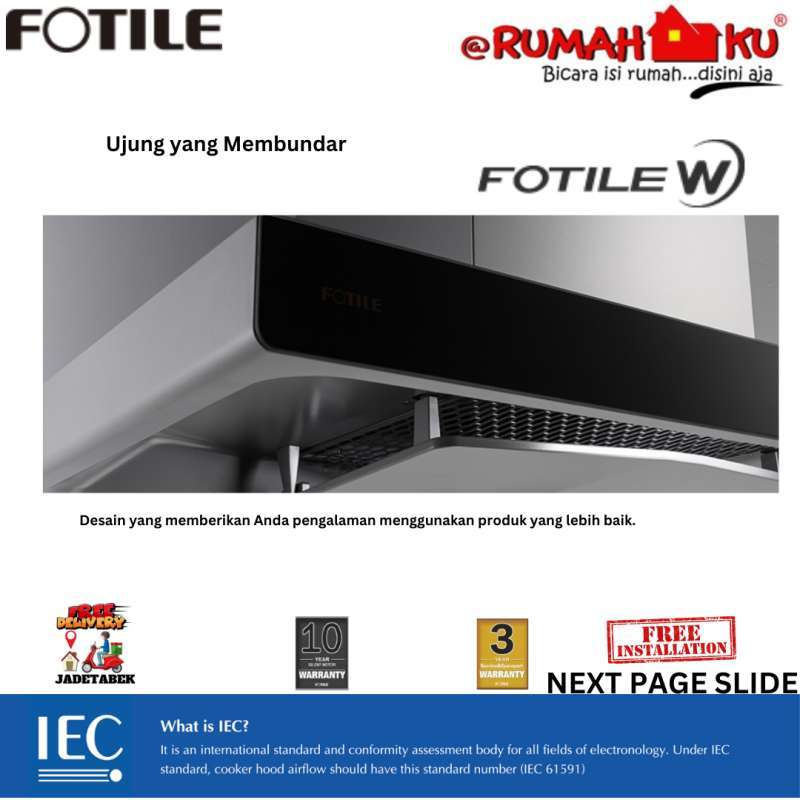 Jual Fotile Cooker Hood Emg9027 (no Cover ) Di Seller Rumahku Official ...