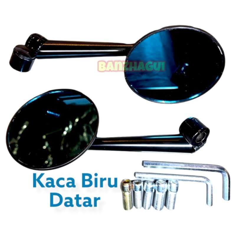 Promo Spion Bulat Jokowi W175 Caferacer Hitam Besi Fleksibel Kaca ...