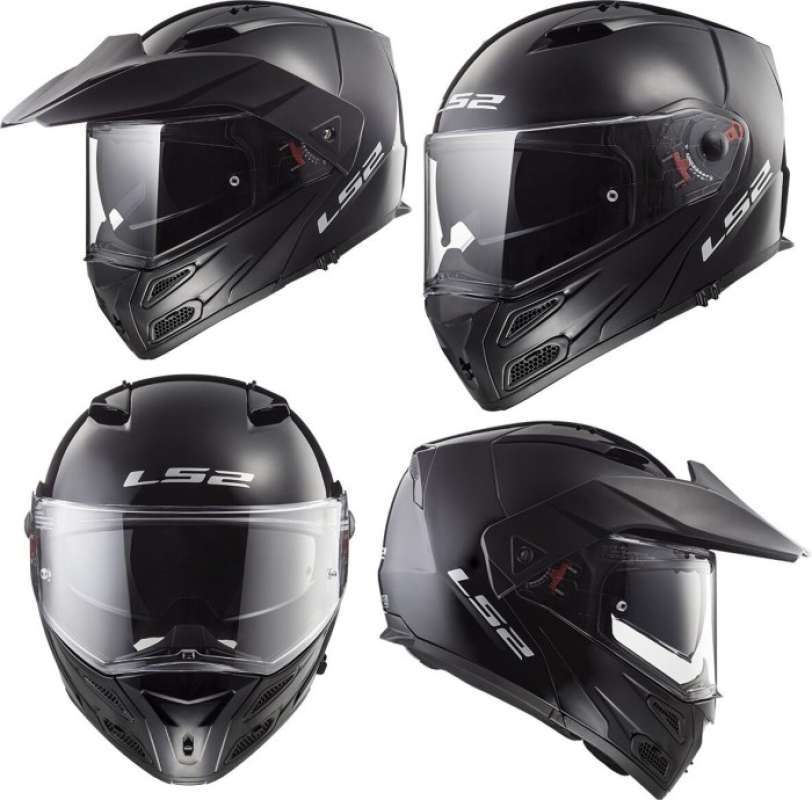 Promo Helm Ls2 Ff324 Metro Evo Solid Gloss Black Diskon 2% Di Seller ...