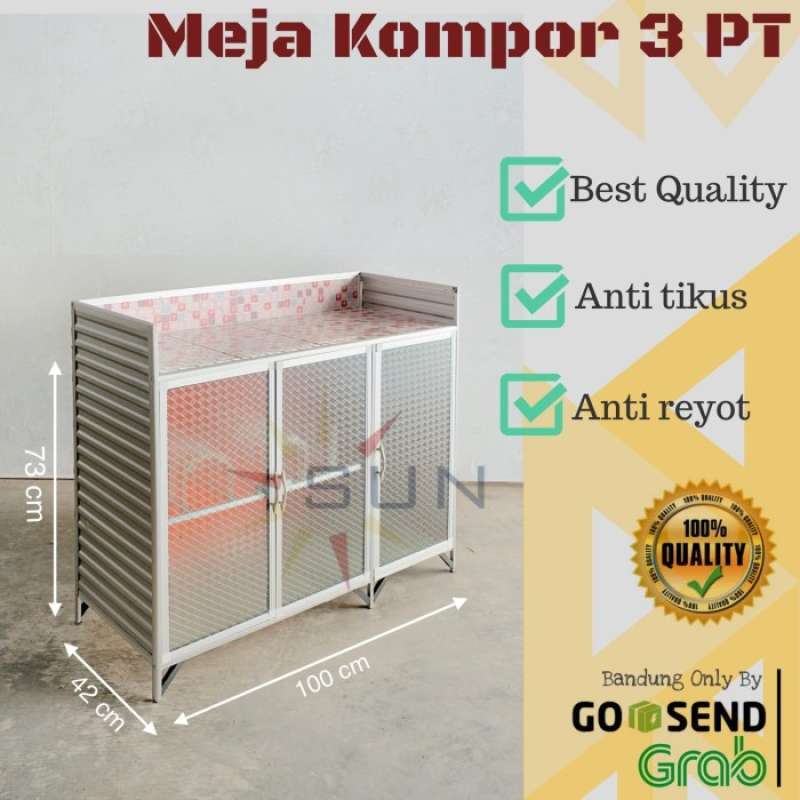 Promo Meja Kompor 3pt + Plat Diskon 23% Di Seller Indah Kitchen Store ...