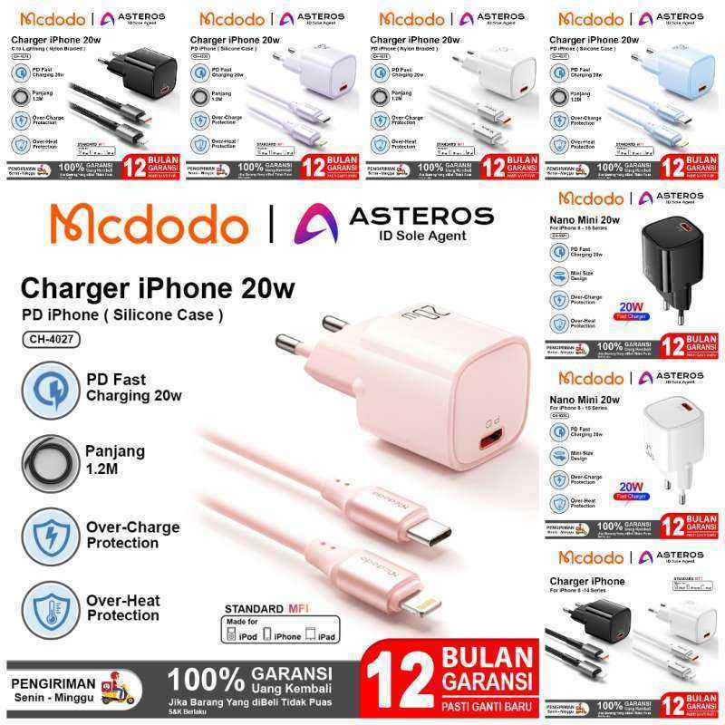 Jual Mcdodo Mc Dodo Kepala Cas Untuk Hp iPhone Smartphone Handphone ...