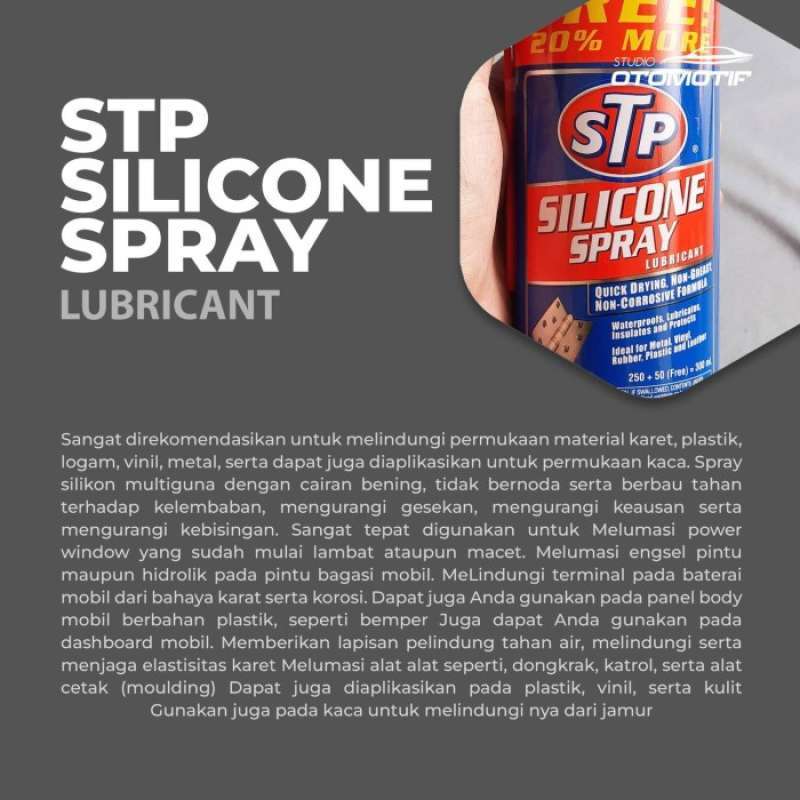 Jual Stp Silicone Spray Original 300ml Pelumas Engsel Pintu Jendela Di ...