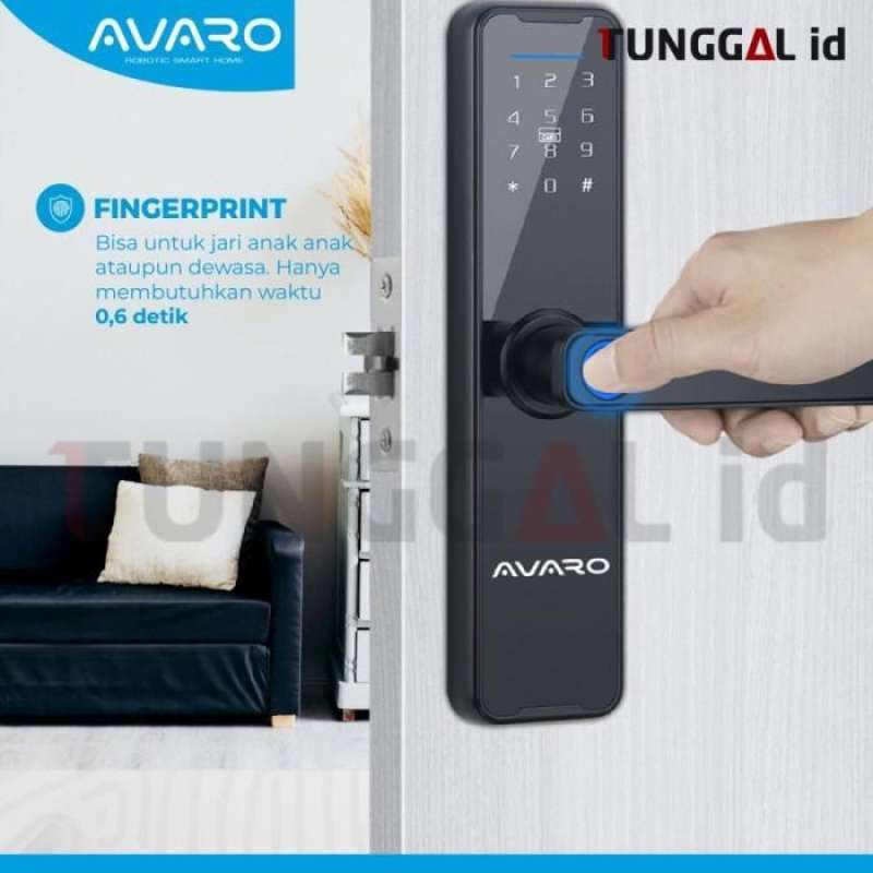 Jual Avaro Sl01 Smart Door Lock Kunci Pintu Digital Password Kartu Pin Di Seller Tunggal ...