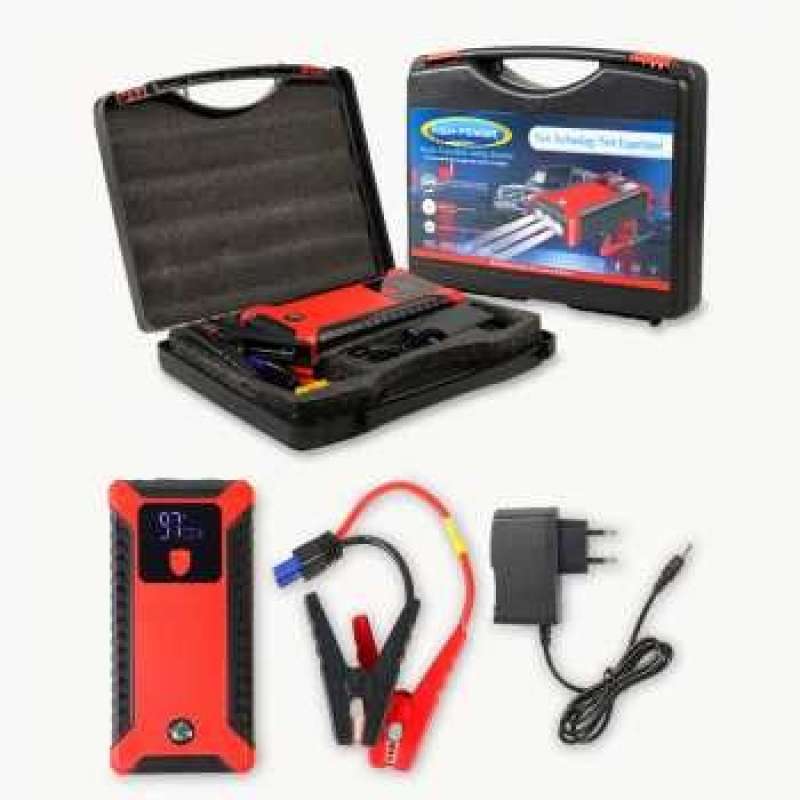 Promo Set Jump Starter Aki Mobil Luxury Pompa Senter Power Bank ...