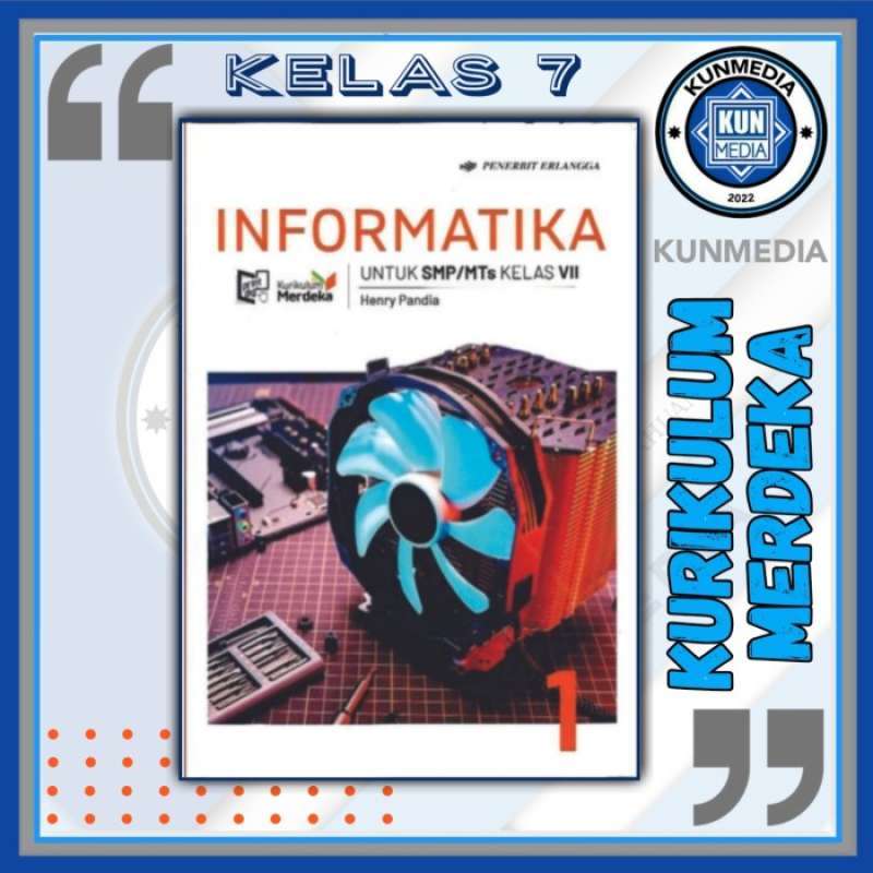 Promo Buku Informatika Smp/ Mts Kelas Vii 7 Kurikulum Merdeka Erlangga ...