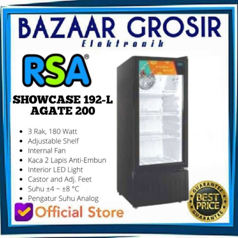 Promo Gea/getra/rsa Agate-200 Showcase Cooler Agate200 / Agate 200n ...
