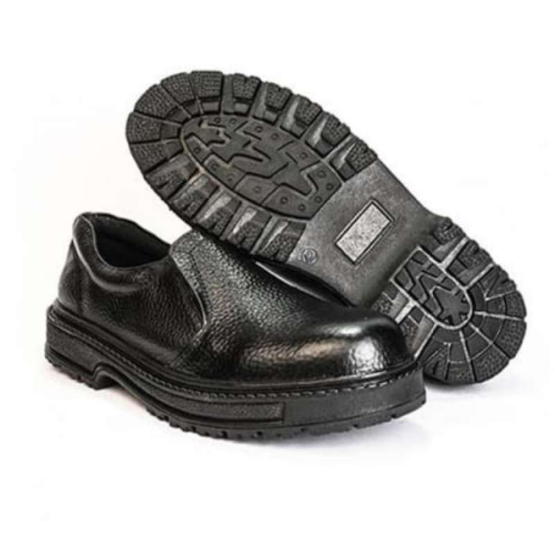 Promo Sepatu Kerja Safety Sepatu Proyek Kerja [ Ujung Besi ] - Slip 0n ...