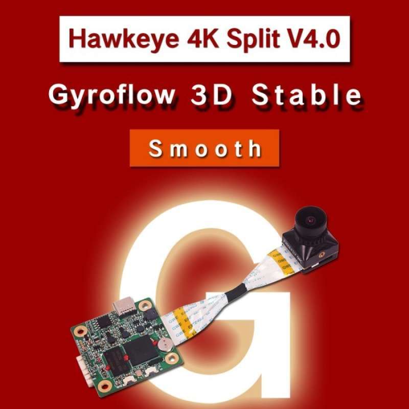 Jual Hawkeye Naked 4k Split Camera V4.0 Fov 170 With Gyroflow - Camera + Case Di Seller Owl ...