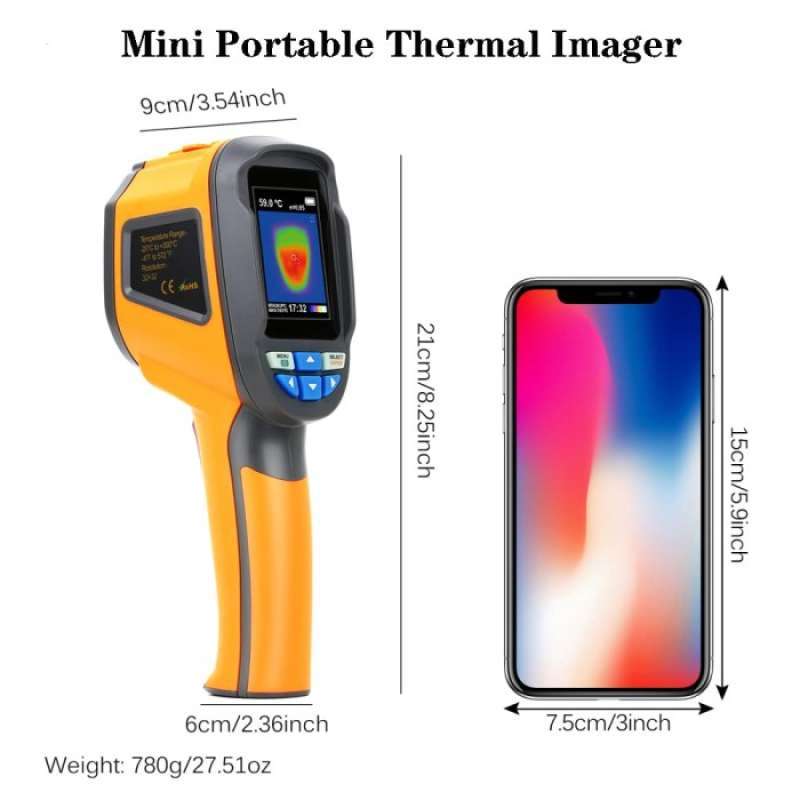 Jual Thermal Imager Imaging Camera Kamera Deteksi/sensor Panas Ht02d Ht ...