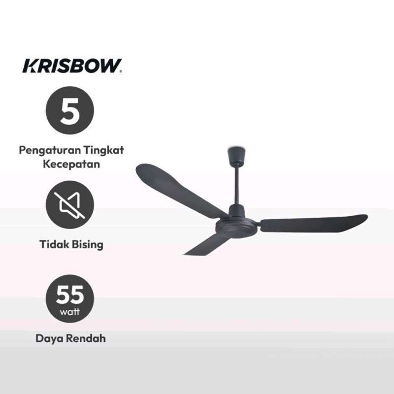 Promo Krisbow Kipas Angin Plafon Ceiling Fan 48 Inci 55 Watt Diskon 7% ...