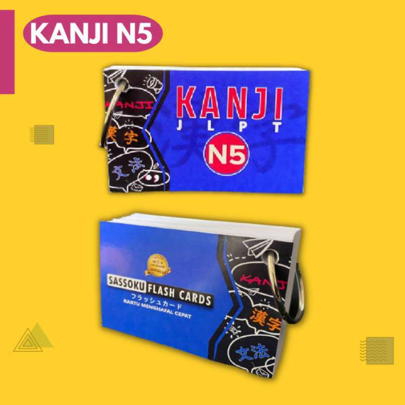 Jual Flash Card Kanji Jlpt N5 N4 N3 Versi Baru Bahasa Jepang Hafalan Di Seller Hachi ...