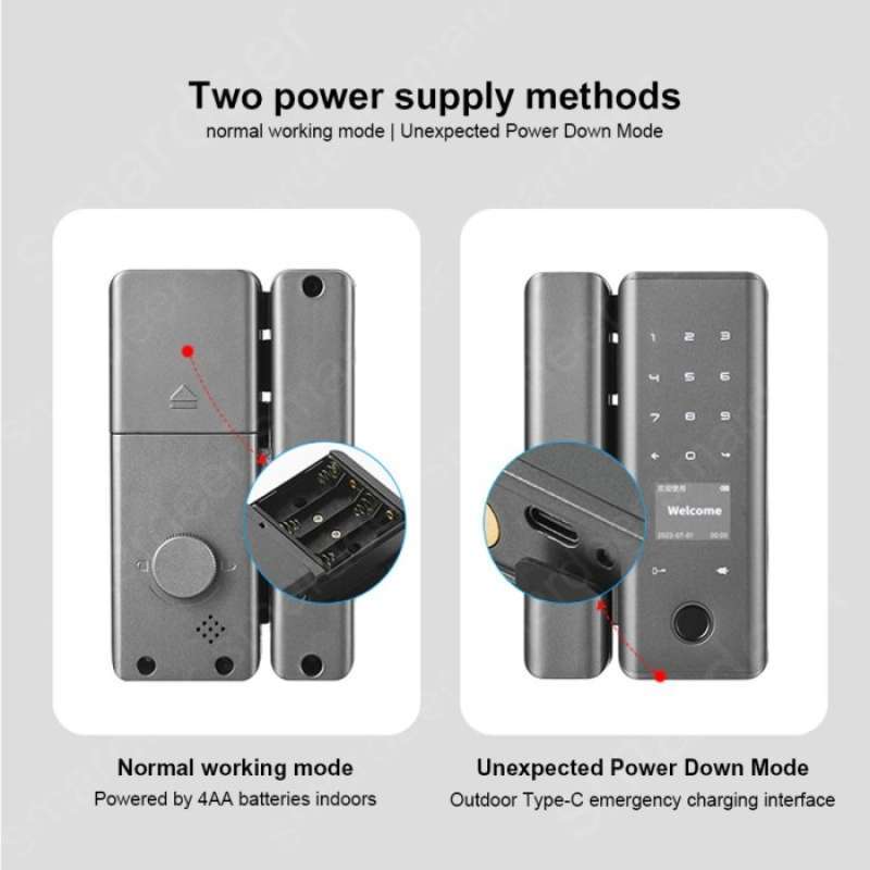 Promo Smart Lock Pintu Sliding Pintu Geser With App Smart Door Lock ...