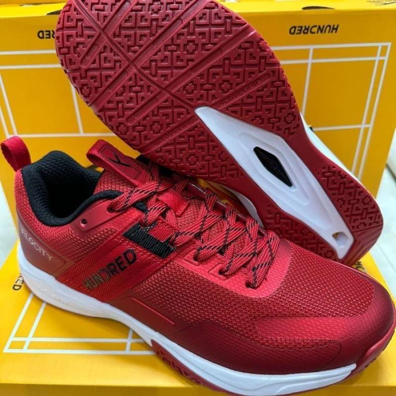 Jual Sepatu Badminton Hundred Velocity Terbaru Original 100% Di Seller ...