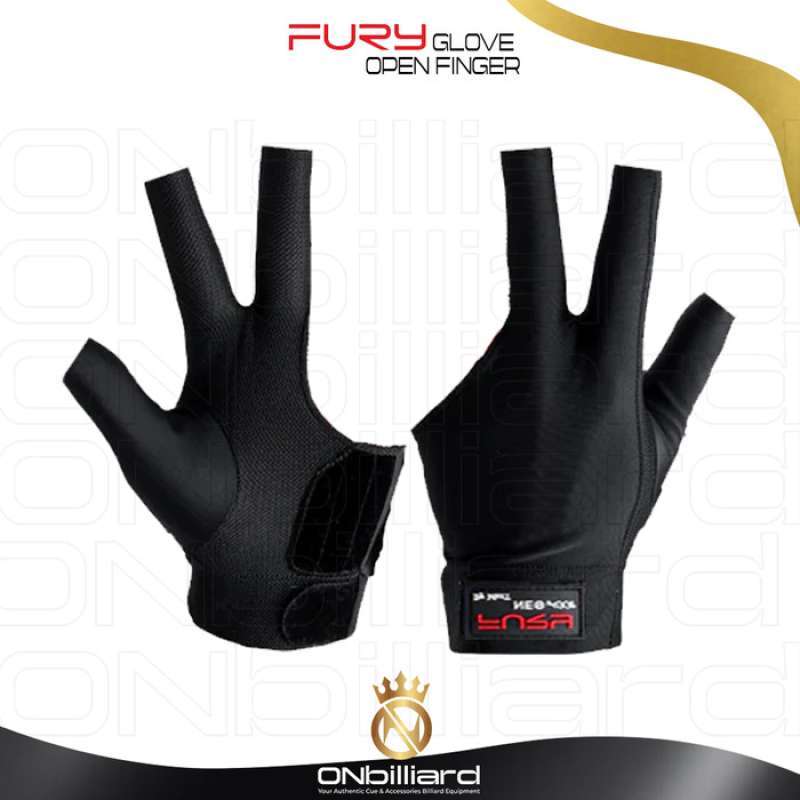 Jual Fury Pro Glove Sarung Tangan Billiard Biliar Fury Open Finger ...