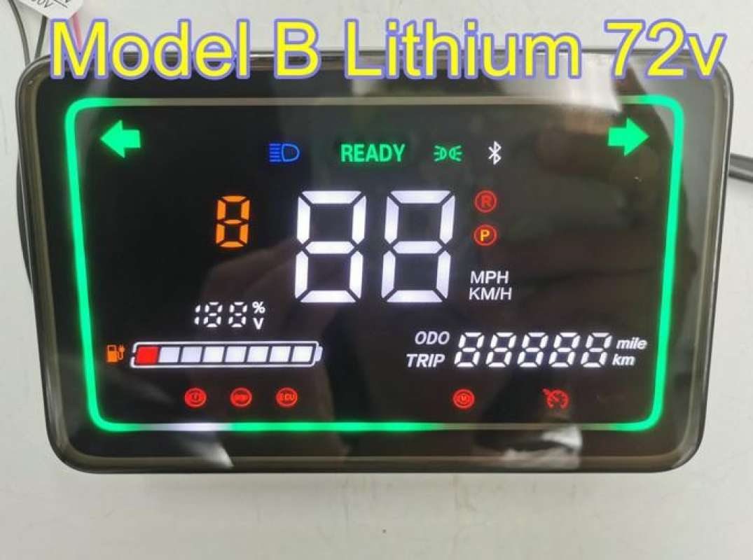 Jual Promo Display Speedometer Motor Listrik 60v, 72v One Line Yxt ...