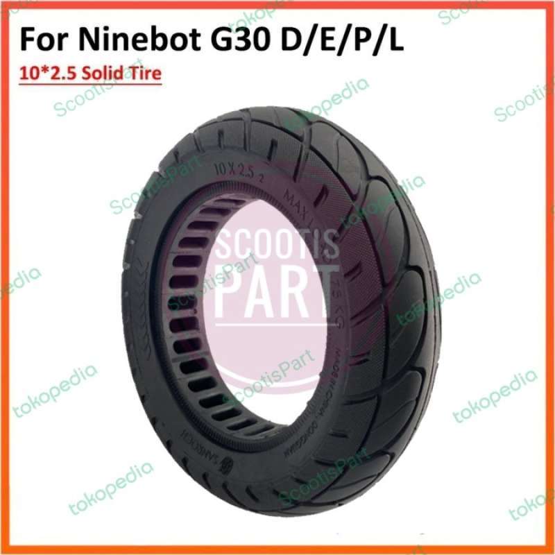 Jual Ban Mati Solid Tire 10 X 2.50 Inch Skuter Listrik Ninebot Max G30 ...