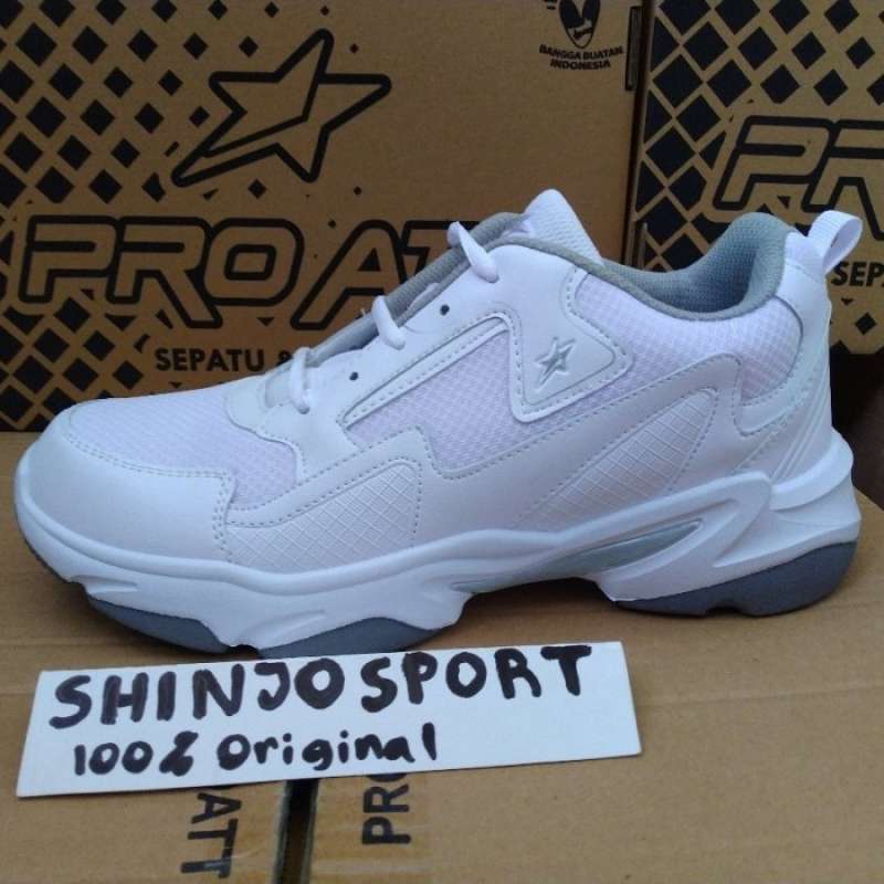 Jual 40-43 Sepatu Pria Putih Volly Volley Voli Pro Att Original Tebal Kuat - 40 Di Seller Suzuka ...
