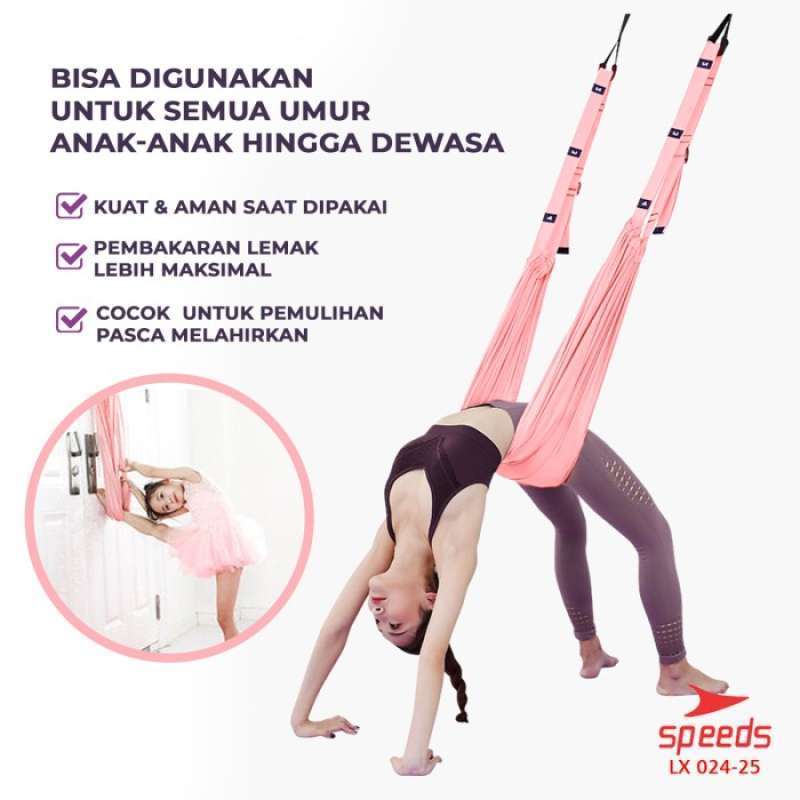Jual Speeds Aerial Yoga Rope Backbend Stretcher Belt Resistance Tali ...