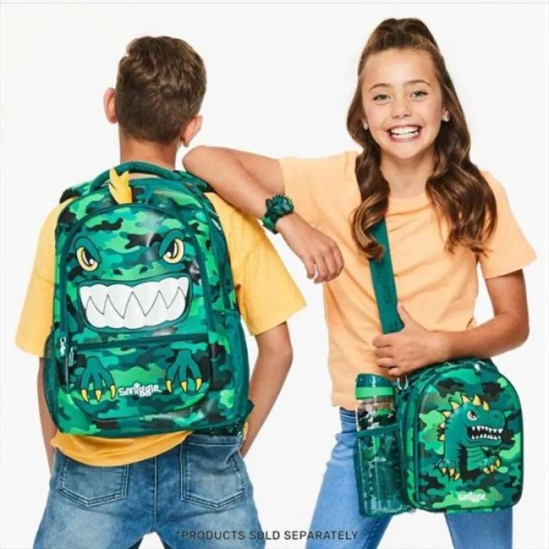 Jual Smiggle Dinosaur Budz Backpack + Pencil Case Set Di Seller Grand ...