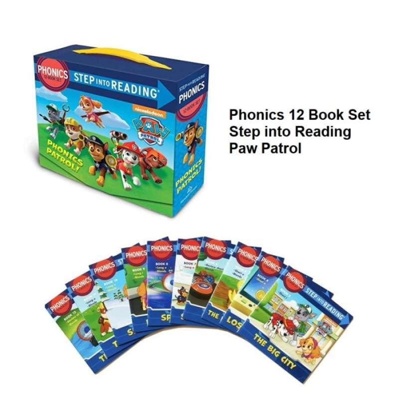 Promo Paw Patrol Phonics Readers Boxset Buku Cerita Anak Bahasa Inggris ...