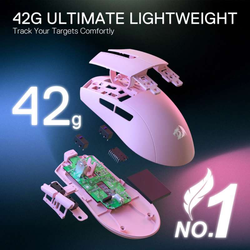 Promo Redragon Wired Gaming Mouse Ultra Light Weight King 1k - M724 ...