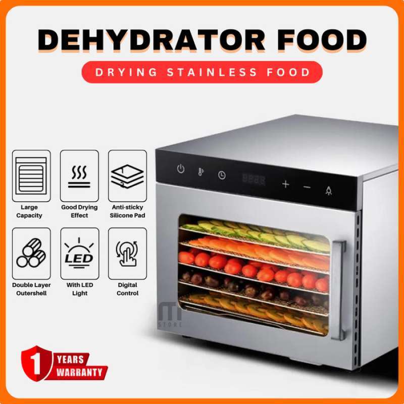Jual Digital Drying Food Dehydrator Machine 6 Trays Pengering Makanan ...
