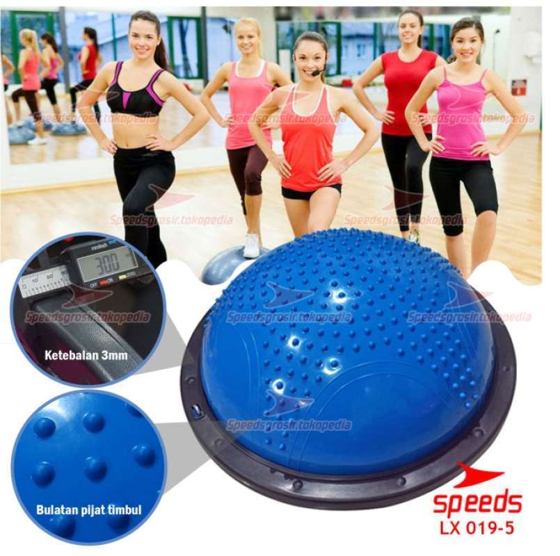 Jual Speeds Balance Step Bosu Ball Latihan Kekuatan Otot Tubuh Lx 019-5 ...