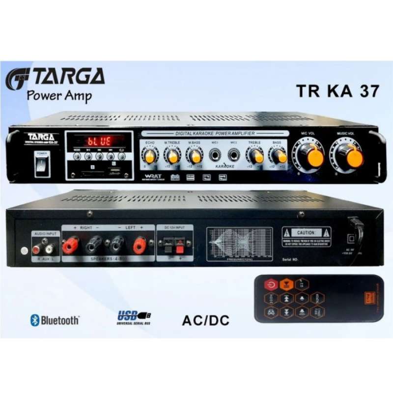 Promo Amplifier Power Mixer Karaoke Targa Tr Ka 37 Tr Ka37 Diskon 23% ...