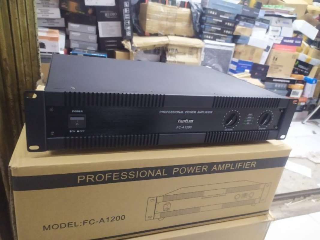 Promo Professional Power Amplifier Fc-a1200 Firstclass Fca1200|fca 1200 ...
