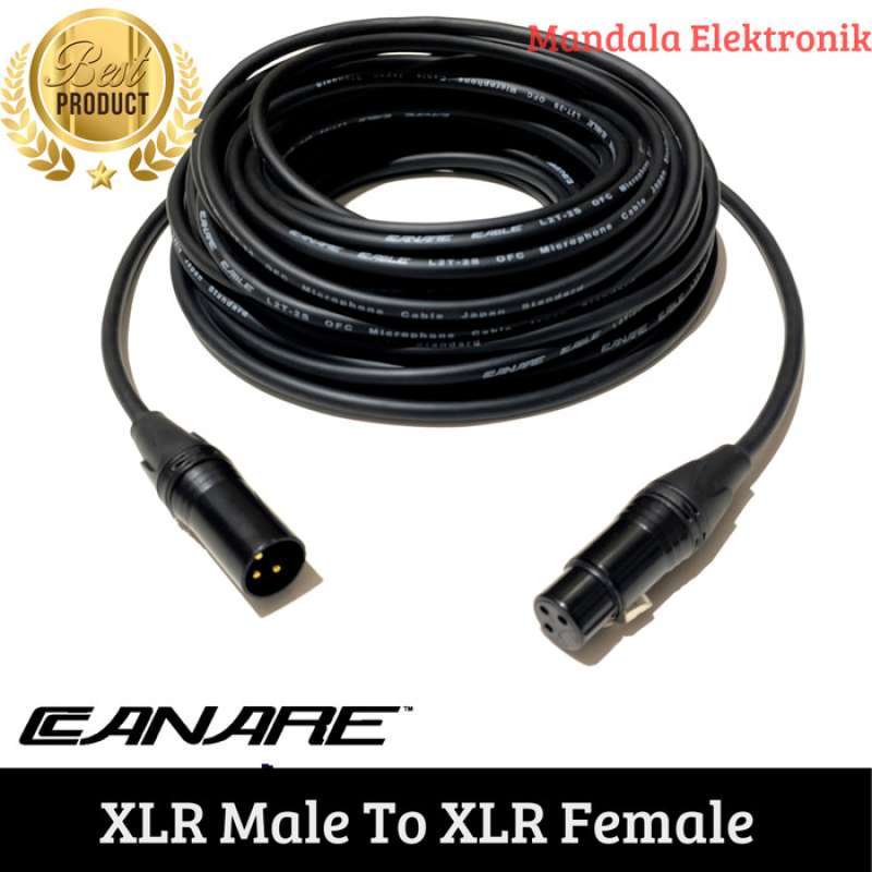 Promo Kabel Mic Xlr Male To Xlr Female 7 Meter Kabel Canare L2t2s Black ...