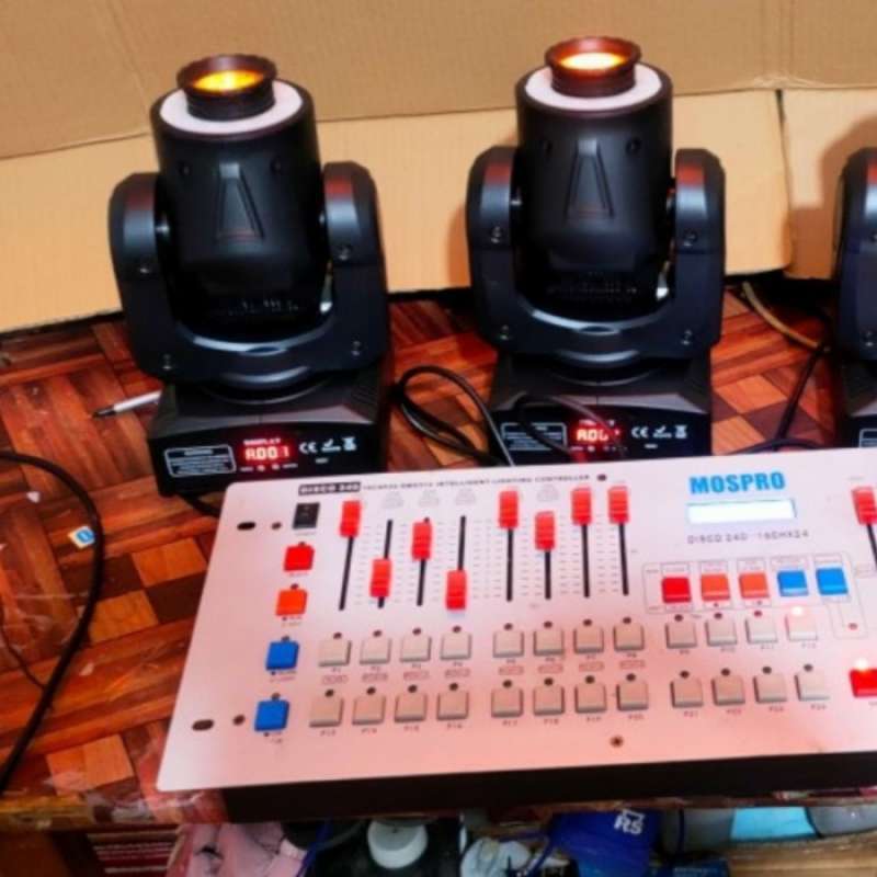 Promo Paket Lampu Mixer Maspro Dan 2 Beam 30 W Diskon 23% Di Seller ...