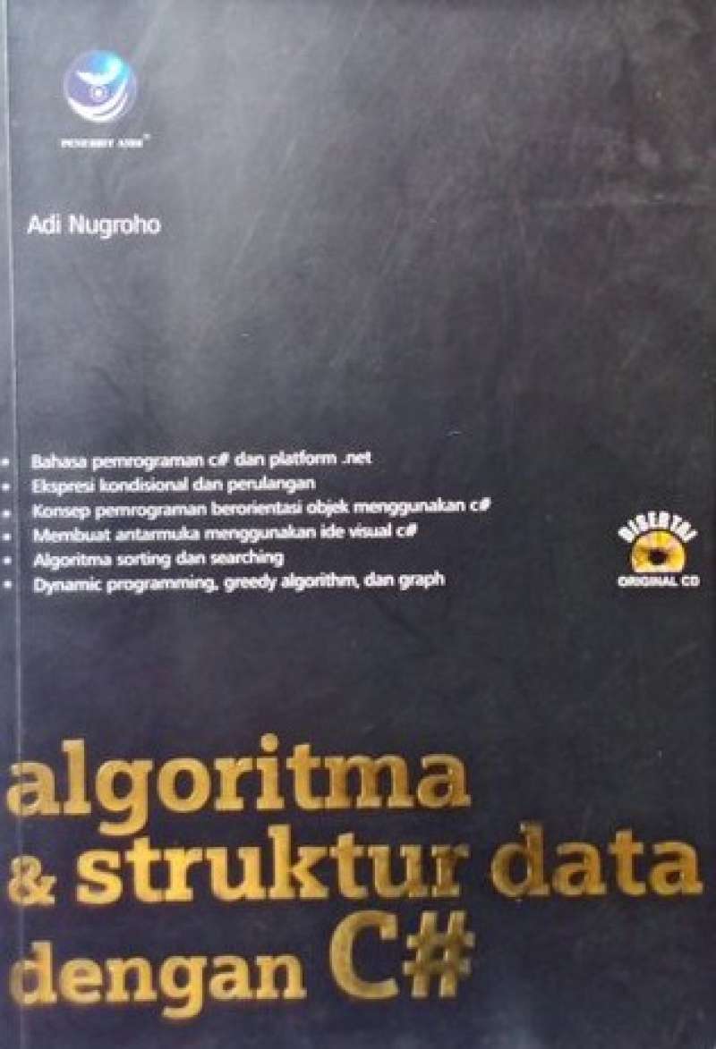 Promo Buku Algoritma Dan Struktur Data Dengan C Cd Diskon 23 Di 7401