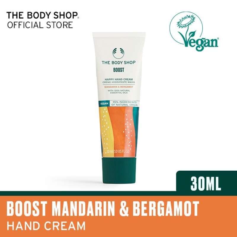 Jual The Body Shop Boost Happy Hand Cream 30ml - Mandarin & Bergamot Di ...