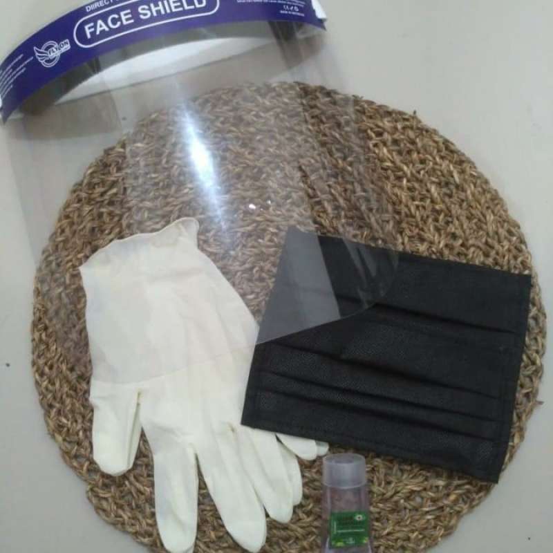 Jual Face Shield, Masker, Sarung Tangan Karet, Hand Sanitizer. Di ...