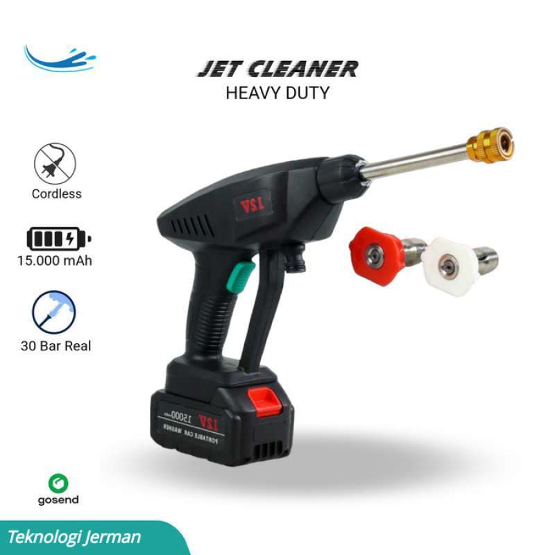 Promo Alat Cuci Steam Jet Cleaner Heavy Duty 30 Bar 435 Psi 15000 Mah ...