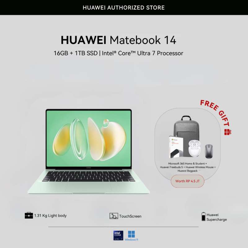 Jual [baru] Huawei Matebook 14 2024 [16gb + 1tb] | 2.8k Oled Touch ...