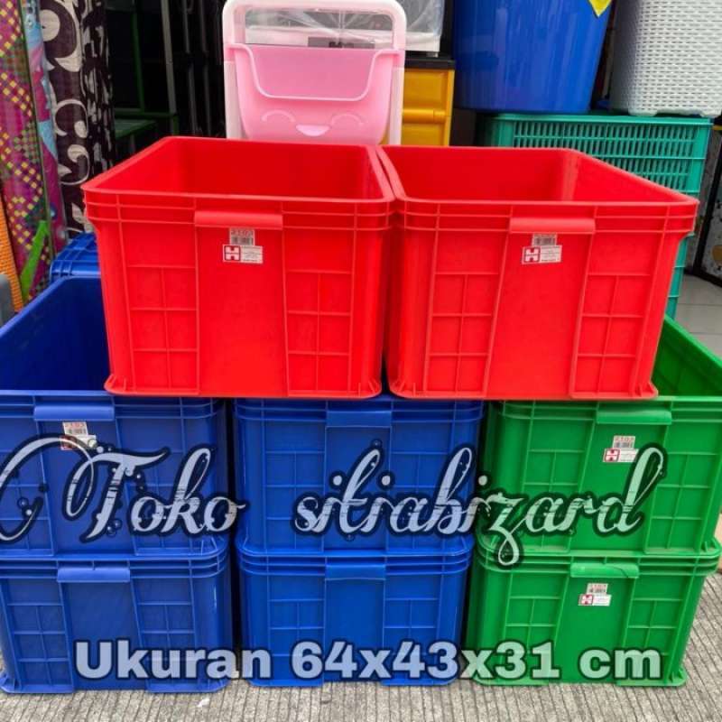 Jual Container Box Plastik Hanata 2103/ Kerajang Industri Rapat 2103 ...