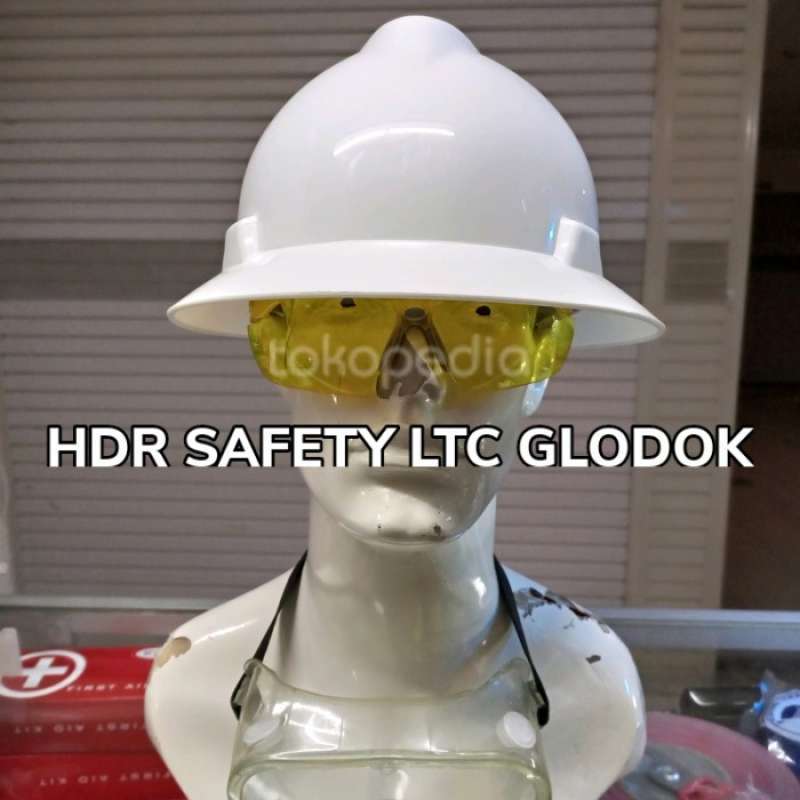 Jual Helm Safety Proyek Full Brim Merk Sos - Putih Di Seller Yama ...
