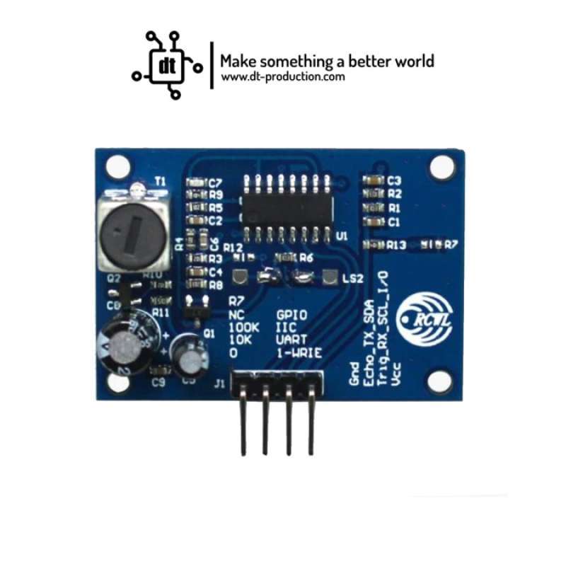 Jual Sensor Ultrasonik Tahan Air Jsn-sr04t Ultrasonic Waterproof Di ...