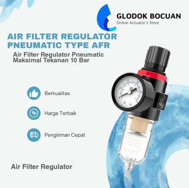 Jual Air Filter Regulator Pengatur Tekanan Dan Filter Angin Type Afr ...