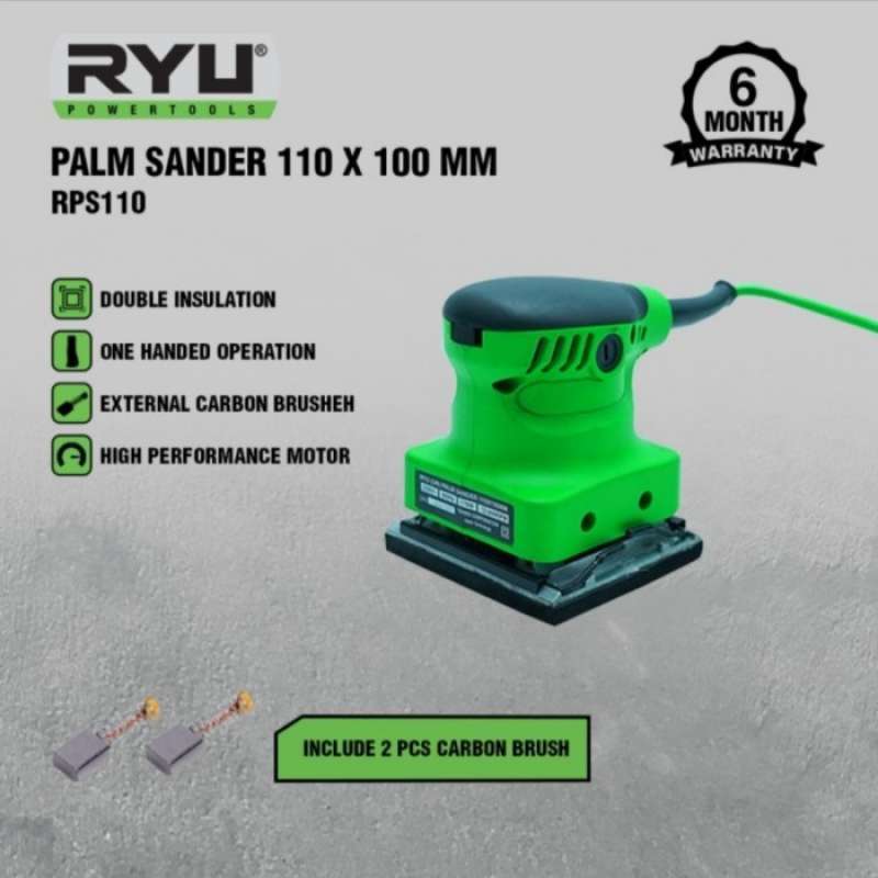 Jual Mesin Amplas Listrik / Palm Sander Ryu Rps110 Rps 110 Di Seller ...