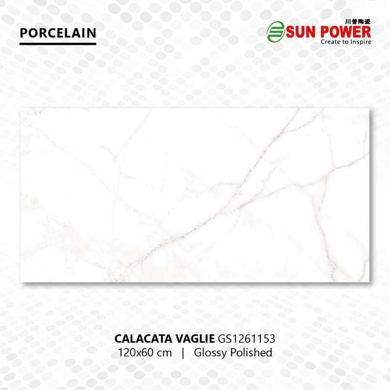 Jual Granit Lantai Glossy Polished - Calacata Vaglie | Sun Power - 120x60 Di Seller Sun Power ...