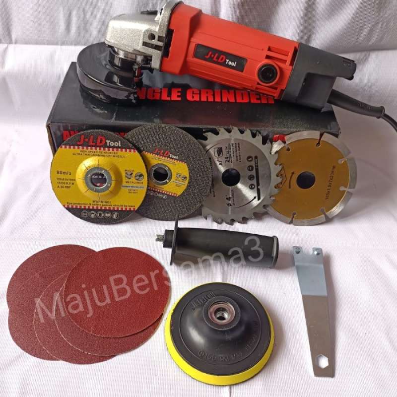 Jual Mesin Gerinda Tangan Jld Lengkap 5 Mata Bonus 5 Amplas Gerinda ...