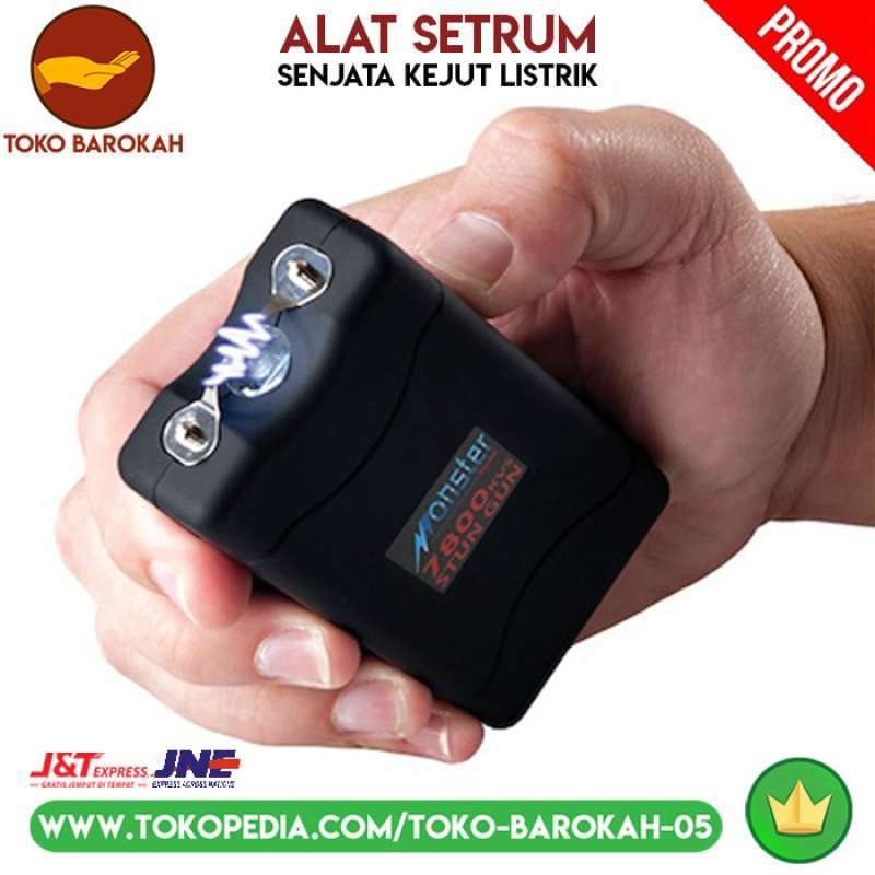 Jual Taser Senjata Kejut Listrik Alat Setrum Stungun / Stun Gun Polisi ...