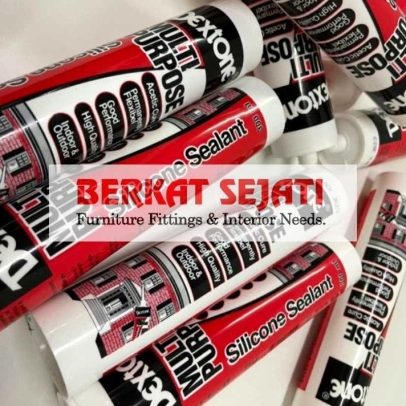 Jual Lem Tabung Sealant Sealent Silicone Silicon Dextone Clear Bening ...