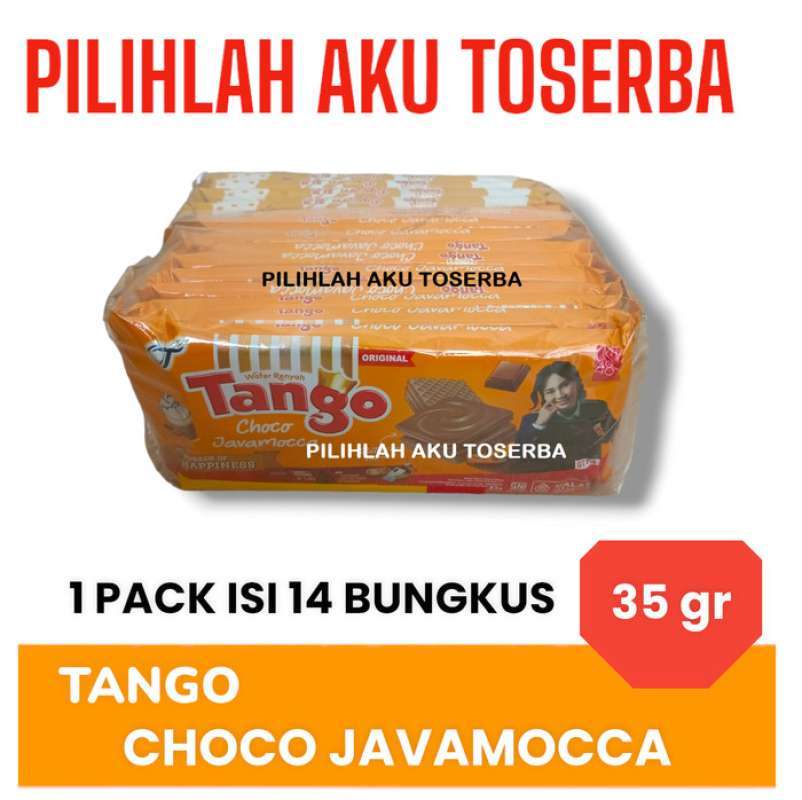 Promo Tango Wafer Choco Javamocca 35 Gr - (harga 1 Pack Isi 10 Sachet ...