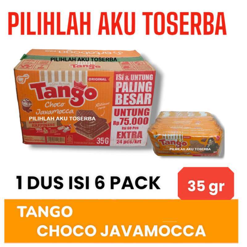 Promo Tango Wafer Choco Javamocca 35 Gr - (harga 1 Pack Isi 10 Sachet ...