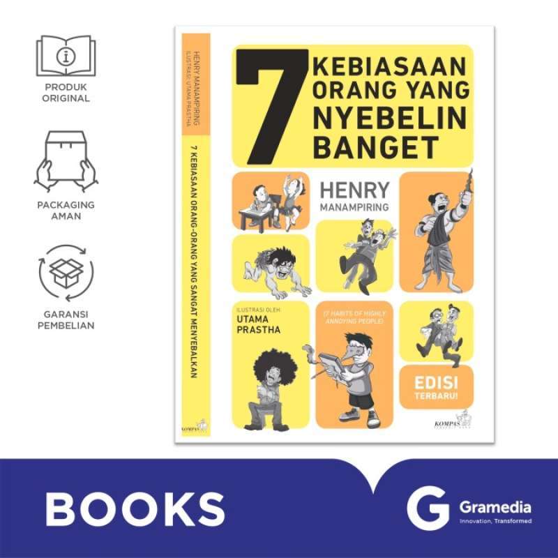 Jual Buku 7 Kebiasaan Orang Yang Nyebelin Banget (henry Manampiring) (edisi Terbaru) Di Seller ...